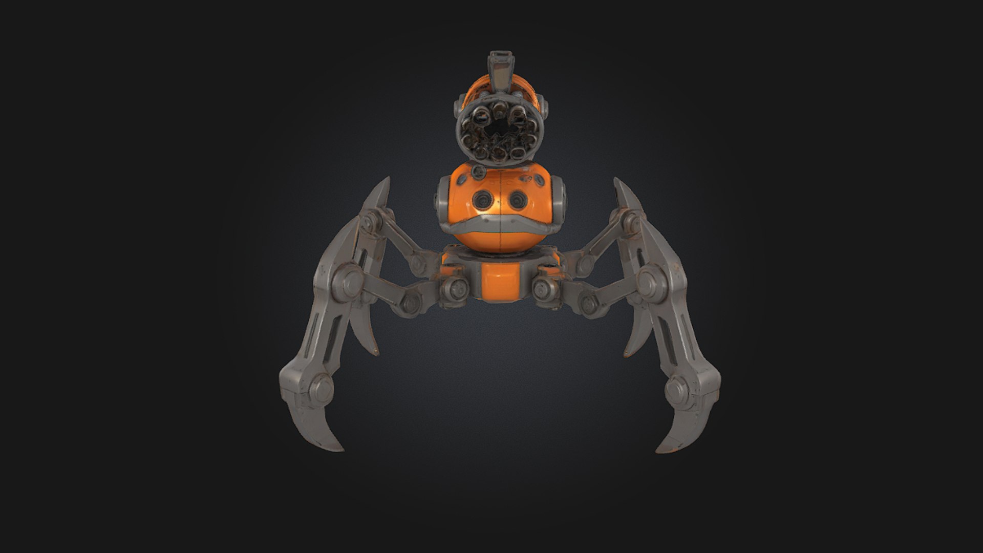 Sentry Strider The Lone Watcher Of Forgotten Frontiers 3D Model ...