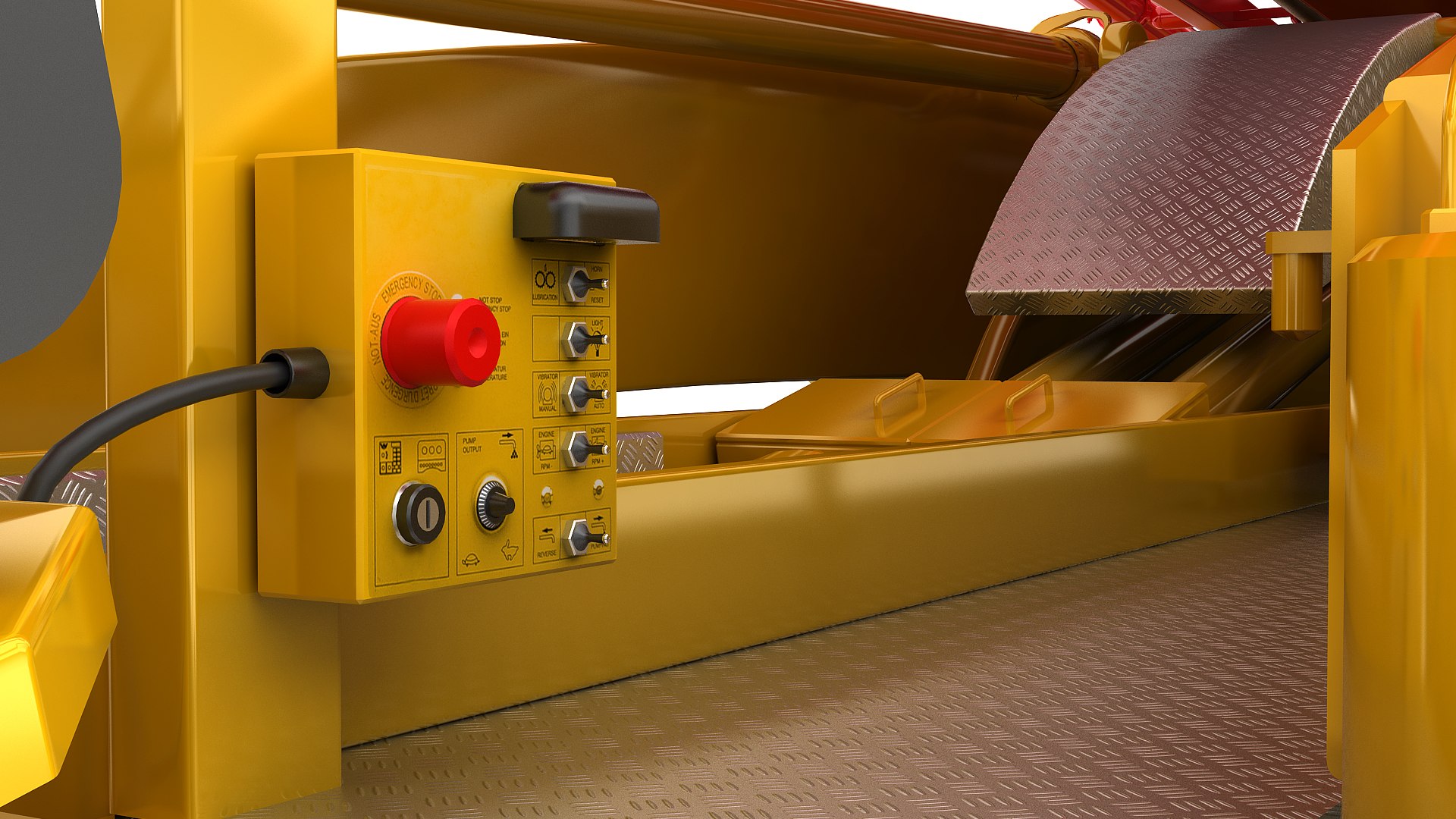 Concrete Pump 8X4 Rigged 3D Model - TurboSquid 1818248