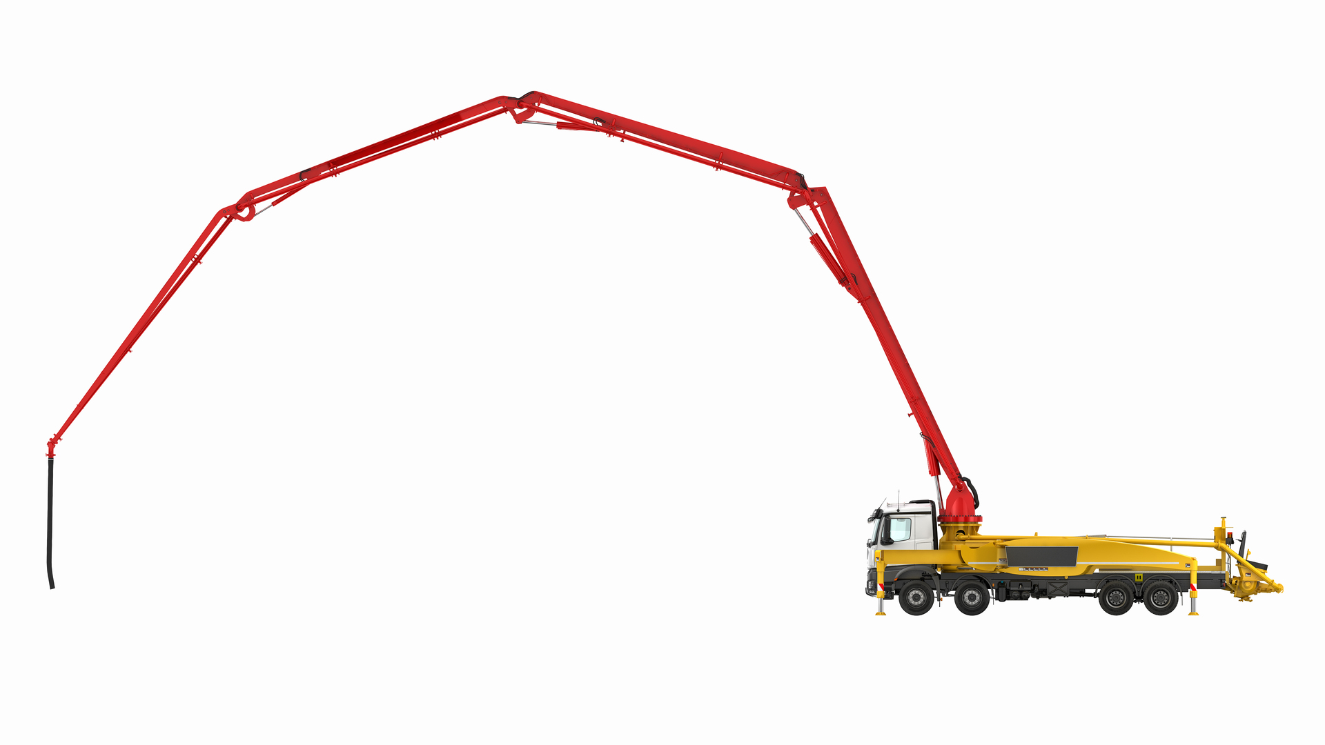 modèle 3D de Pompe à béton 8X4 Rigged - TurboSquid 1818248