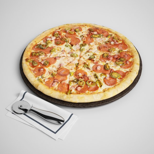 pizza box 3d model