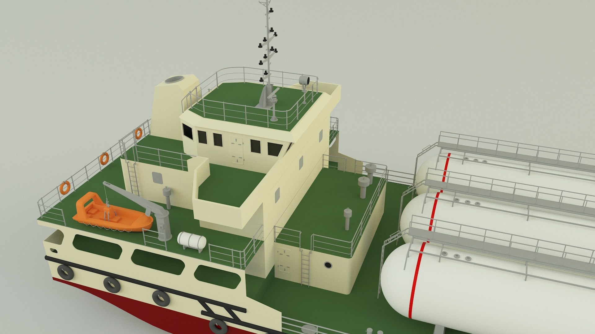 LPG Gas Carrier Ship 3D Model 3D - TurboSquid 2248388