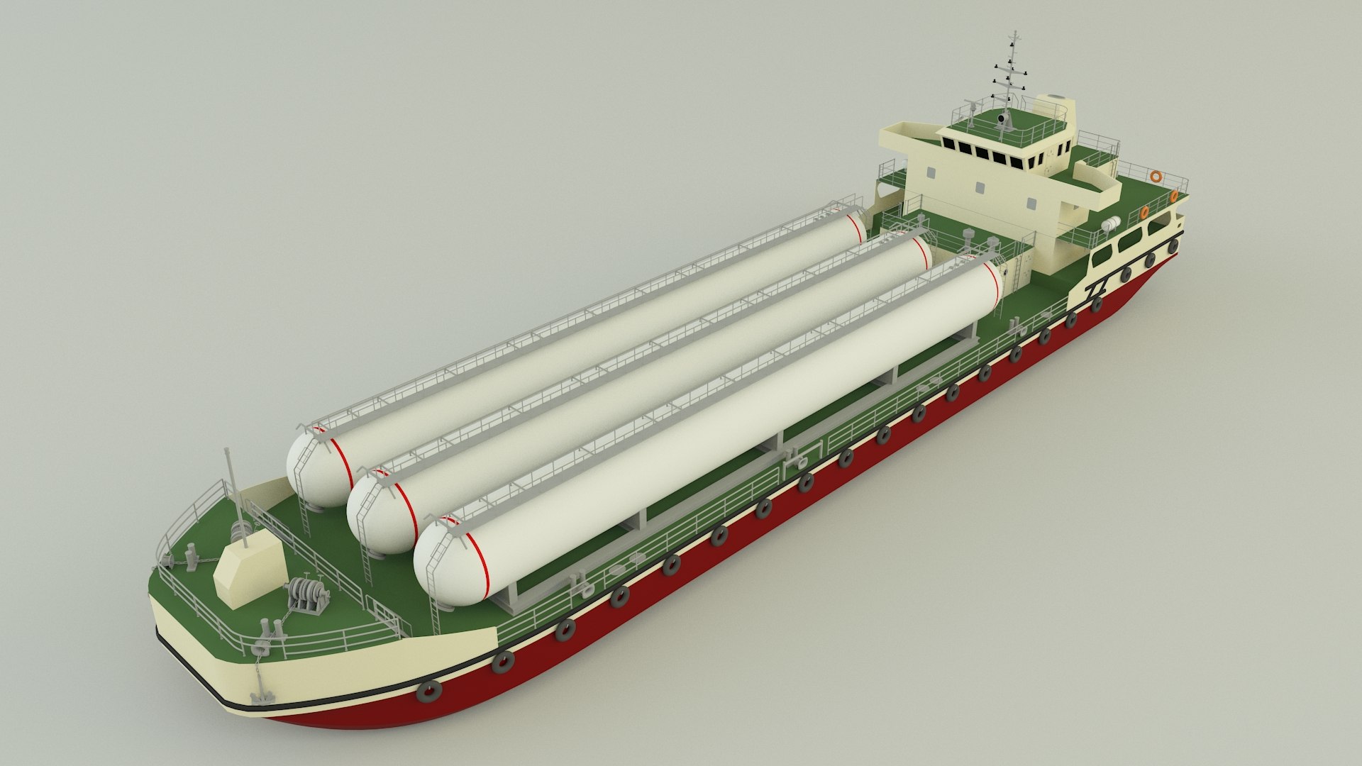 LPG Gas Carrier Ship 3D Model 3D - TurboSquid 2248388