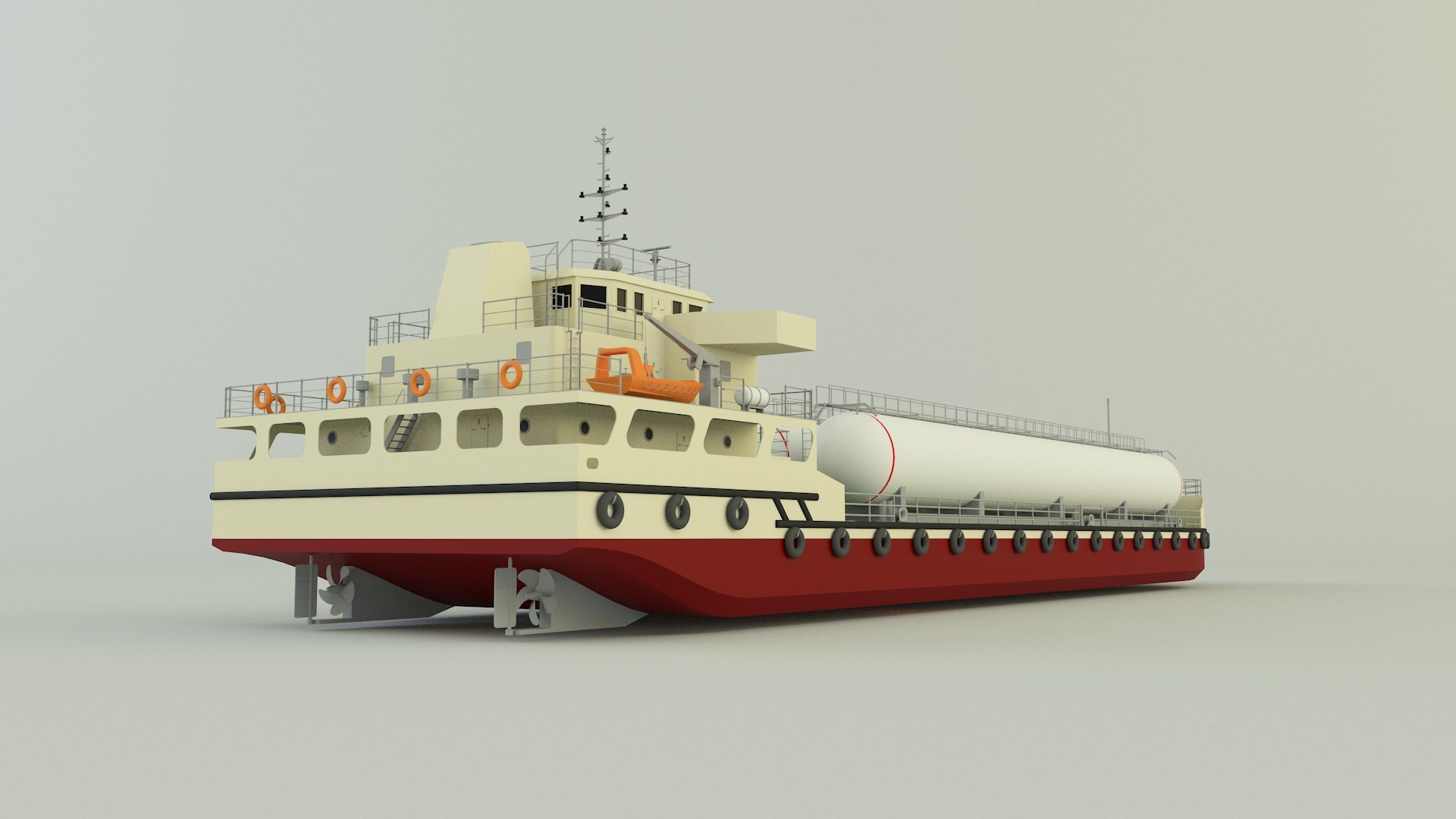LPG Gas Carrier Ship 3D Model 3D - TurboSquid 2248388