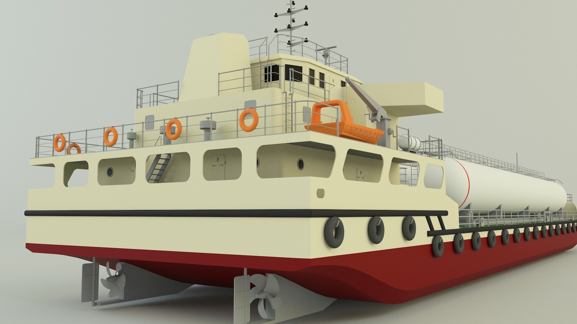 LPG Gas Carrier Ship 3D Model 3D - TurboSquid 2248388