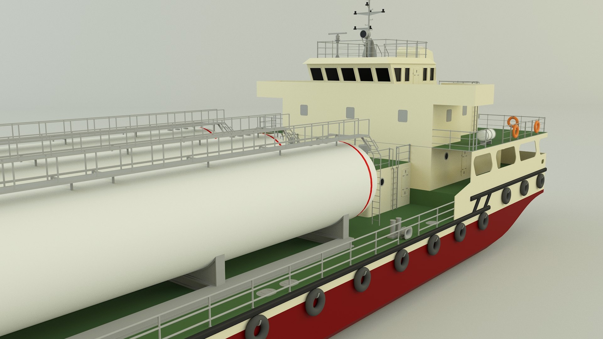 LPG Gas Carrier Ship 3D Model 3D - TurboSquid 2248388
