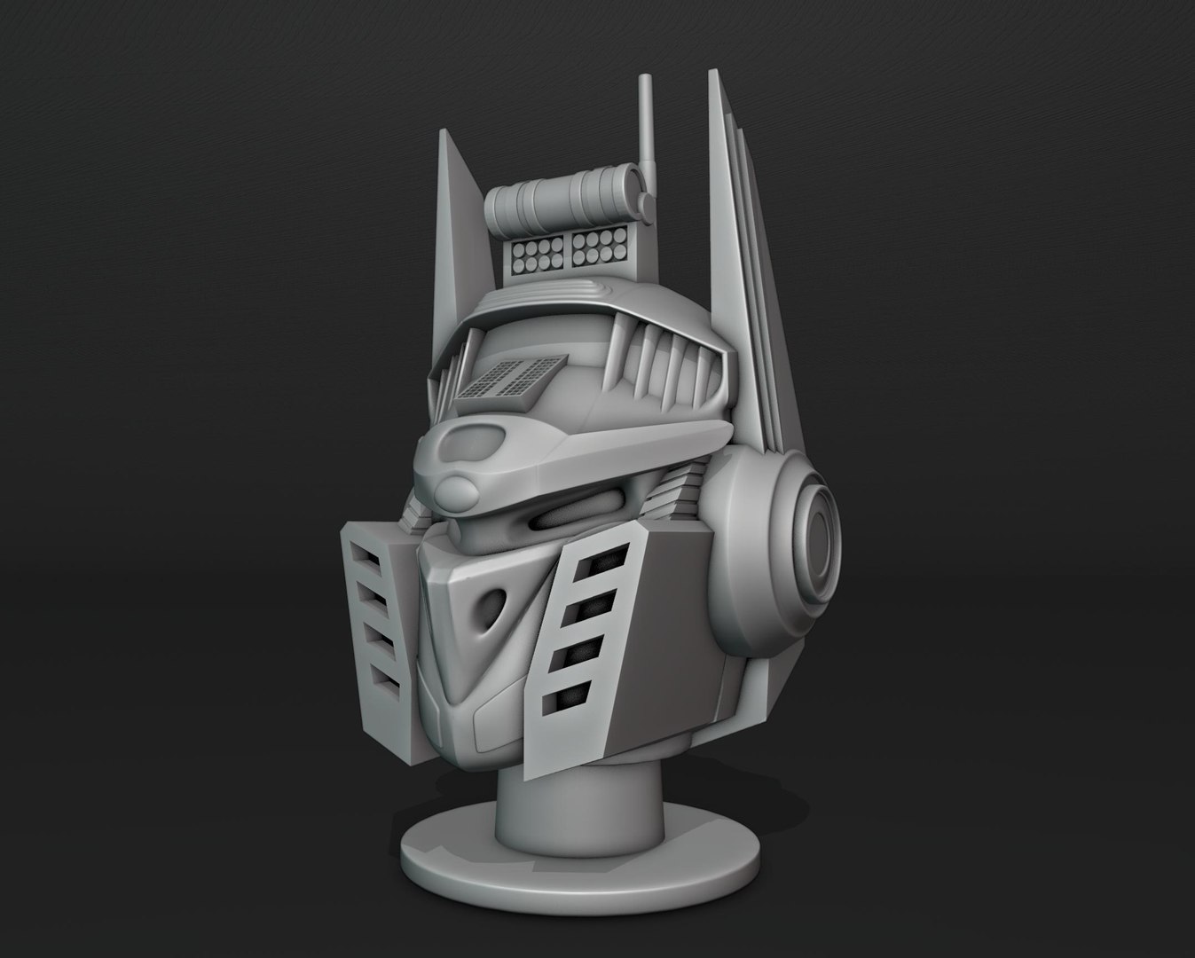 Mecha Head 3D - TurboSquid 2098953