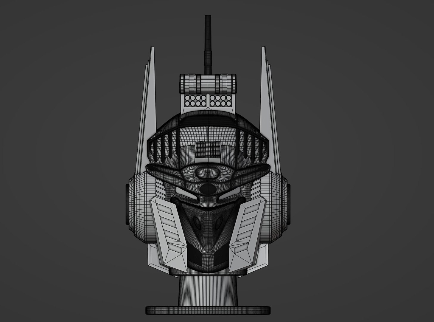 Mecha Head 3D - TurboSquid 2098953