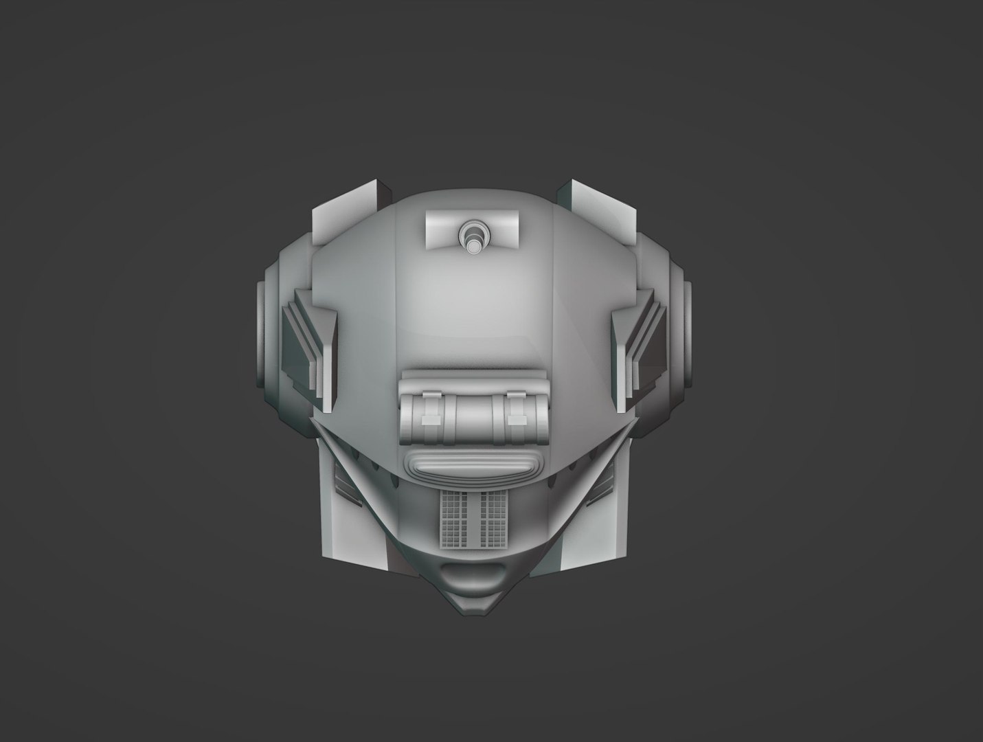 Mecha Head 3D - TurboSquid 2098953