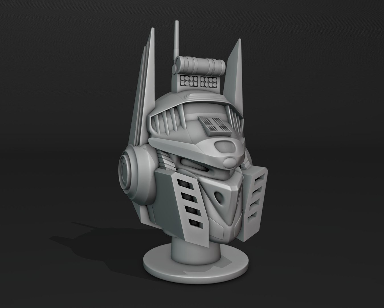 Mecha Head 3D - TurboSquid 2098953