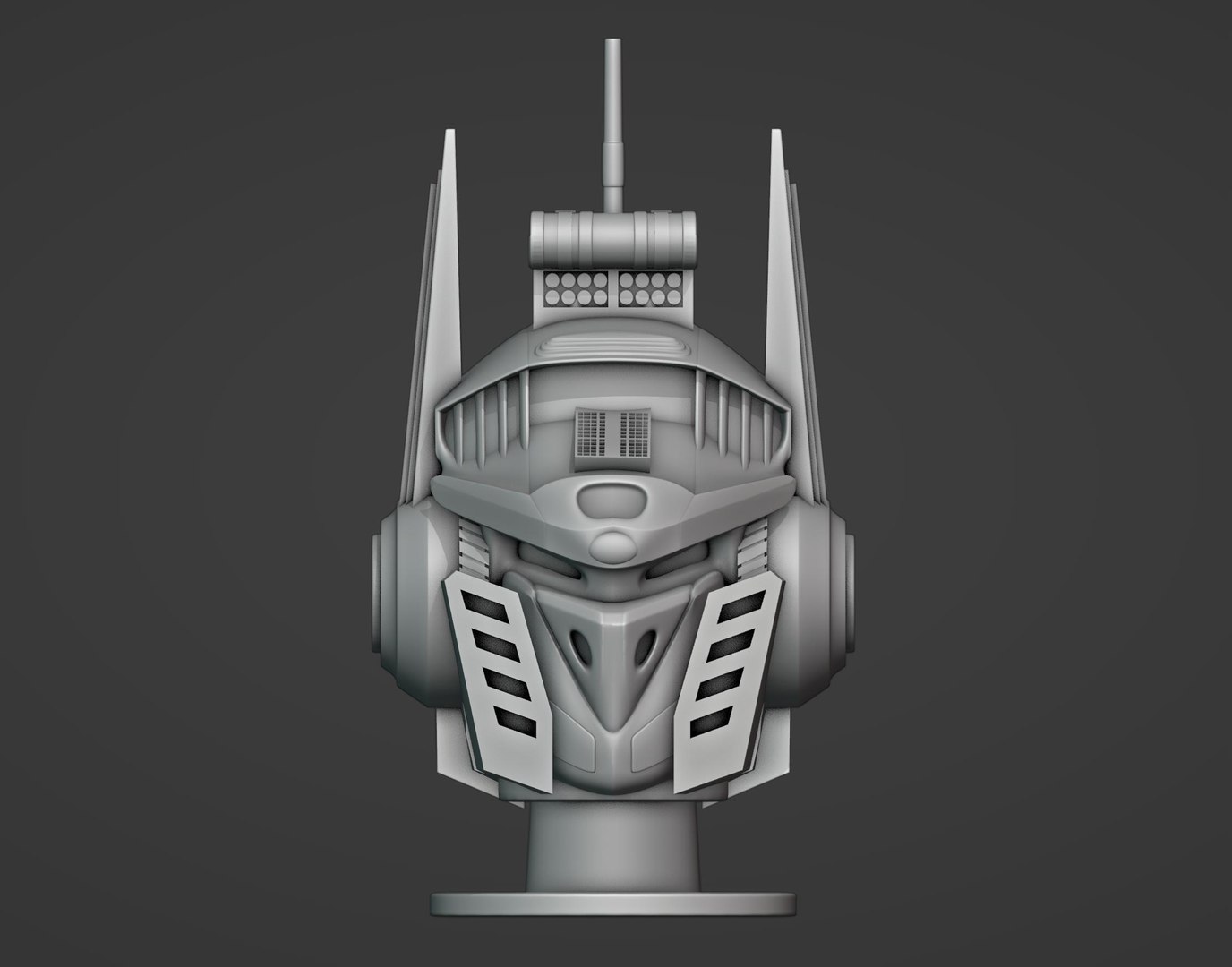 Mecha Head 3D - TurboSquid 2098953
