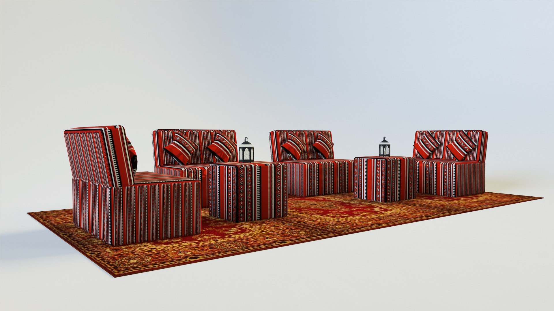 Arabic Seating 3D - TurboSquid 1705170