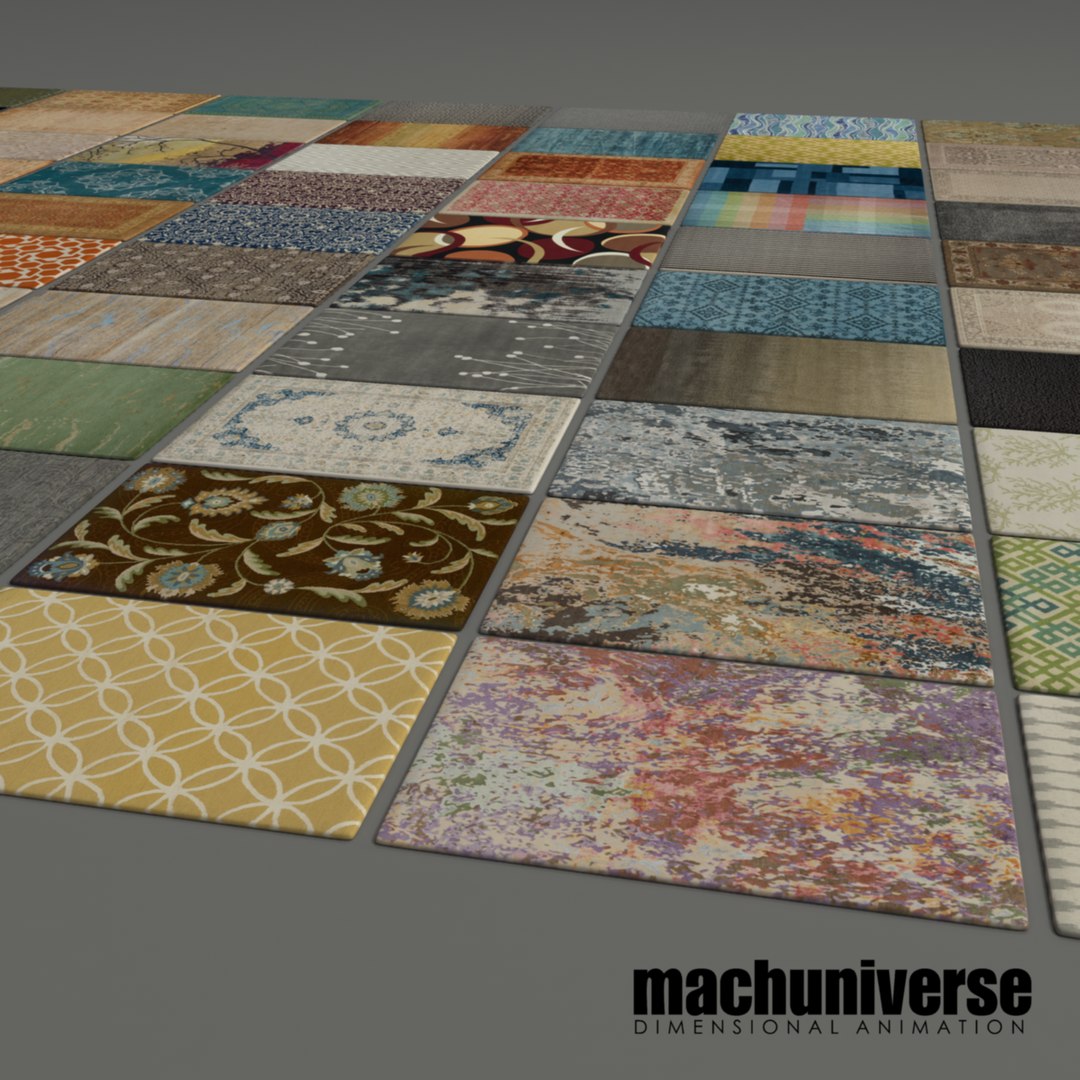 3D Rugs 150 Beautiful Area - TurboSquid 1205798