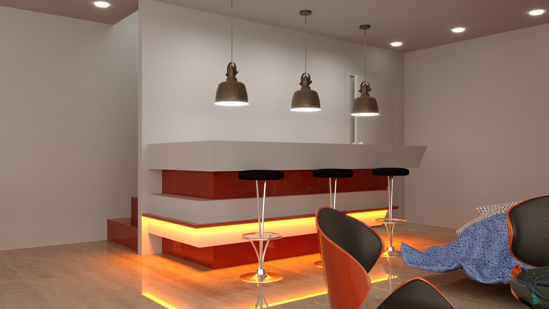 3D Exhibition Modern Fair Furniture Stand Model - TurboSquid 1880376