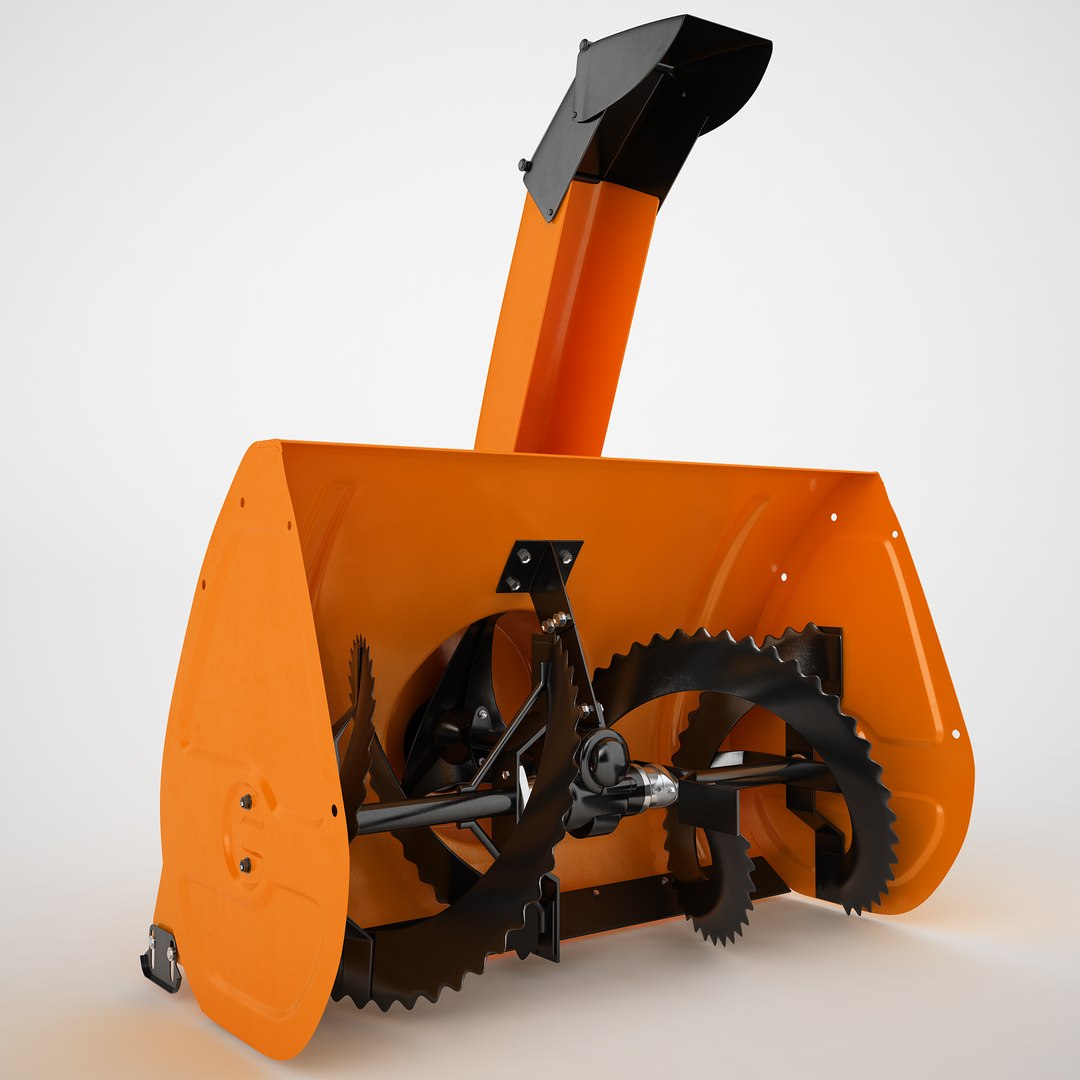Snow blower blow 3D - TurboSquid 1558562