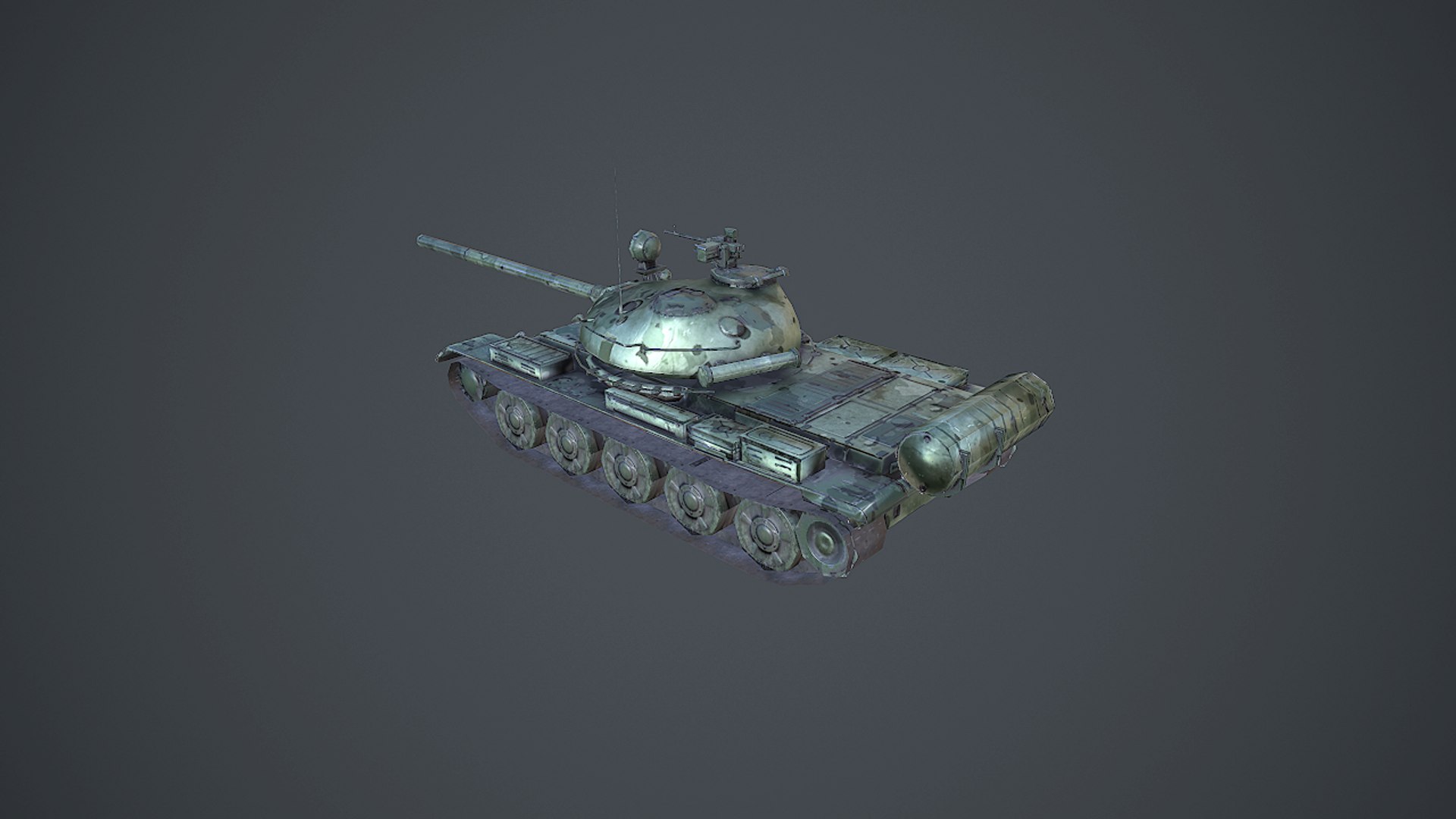 3d tank t-62a model