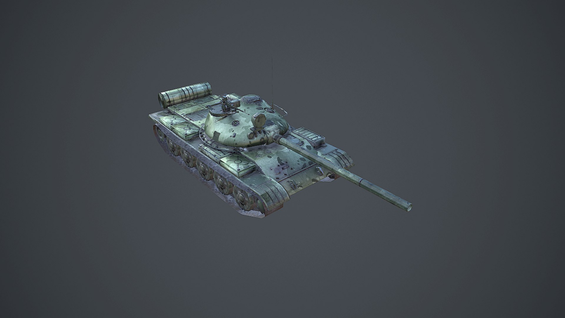 3d tank t-62a model