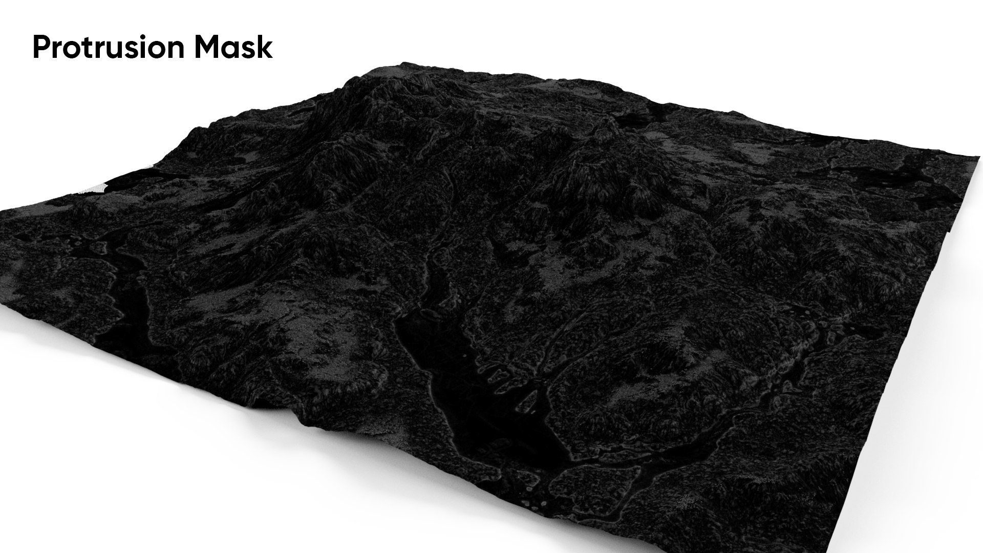 Mountain Terrain With Rivers 3D - TurboSquid 2178316