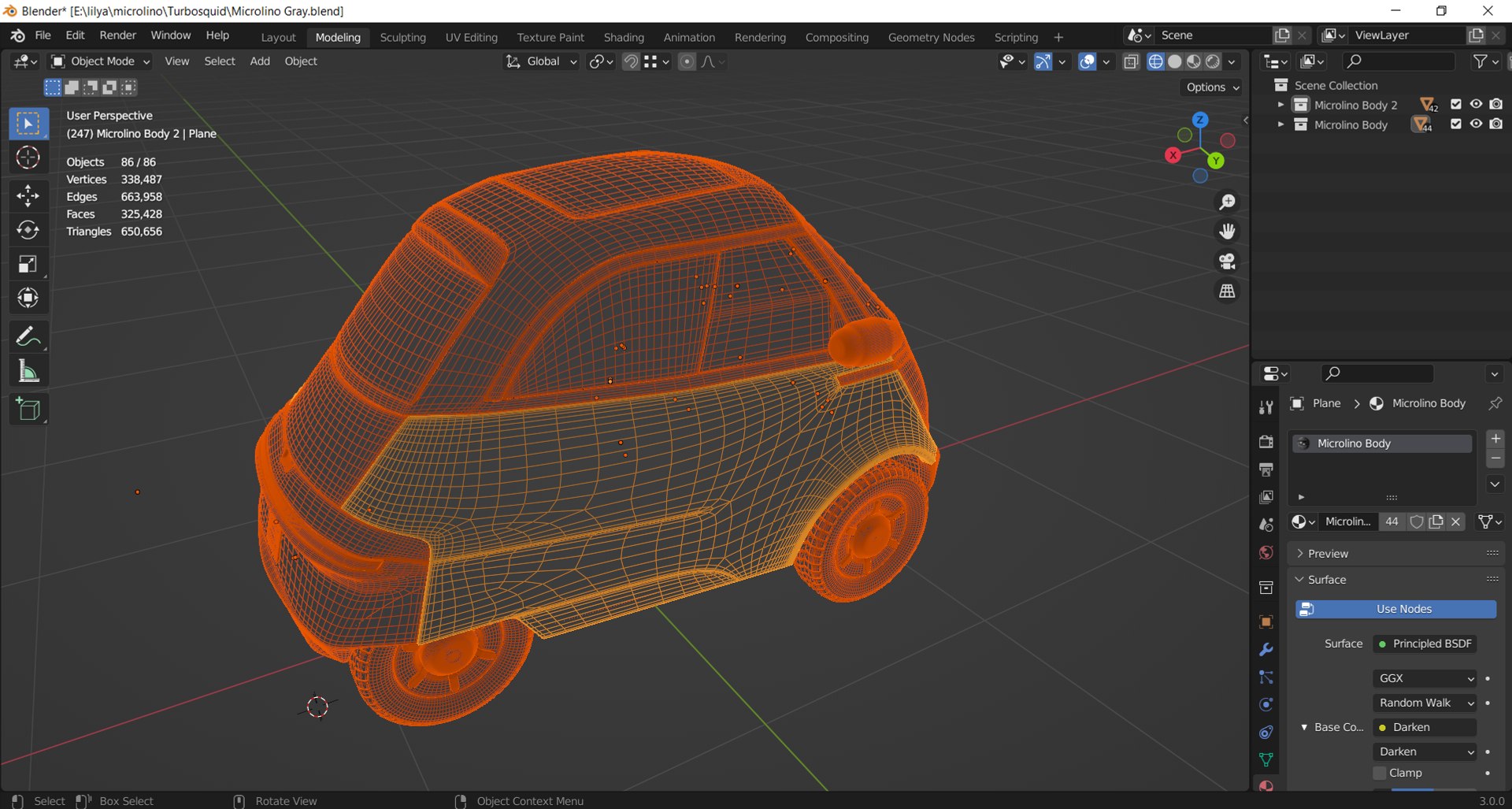3D Microlino Electric Scooter Car Gray - TurboSquid 2197374