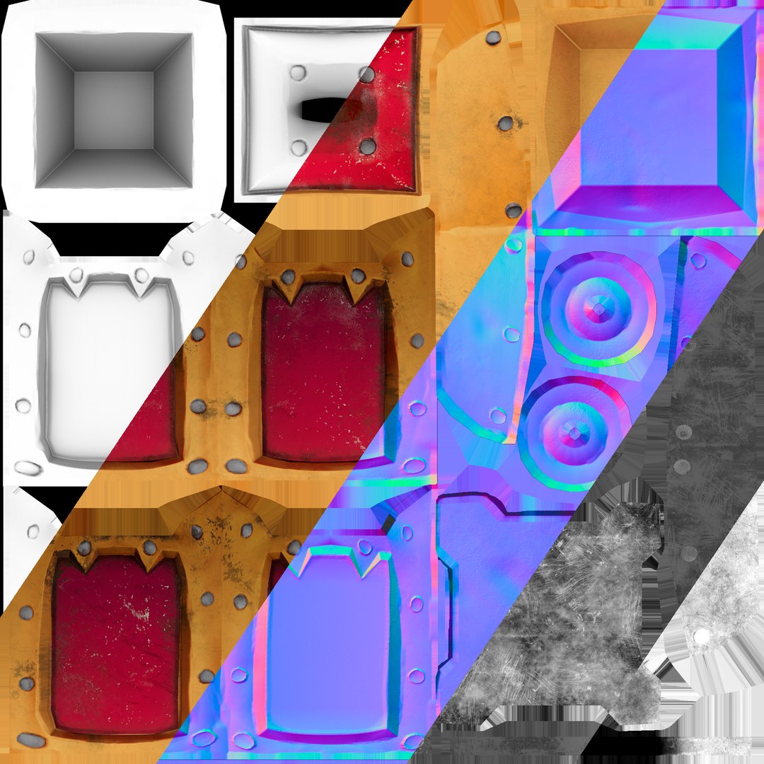 Stylized Chest Model - TurboSquid 1730765