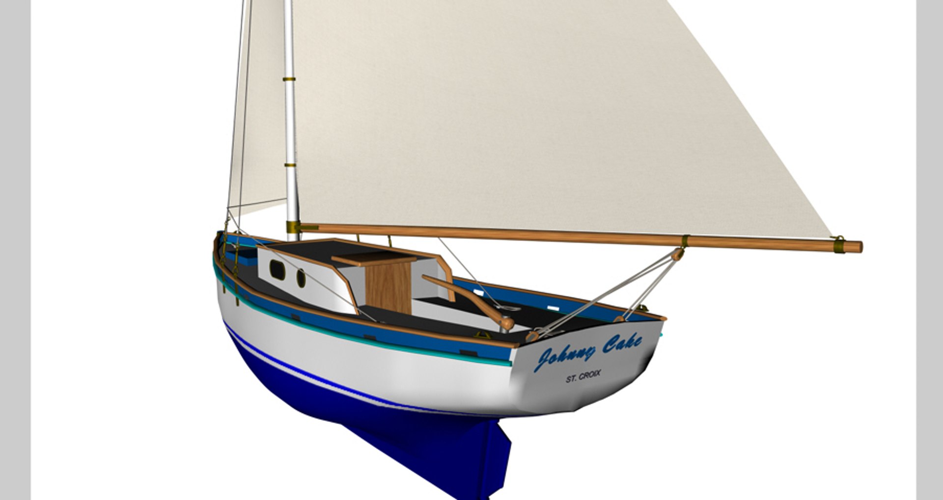 3d Model Sloop