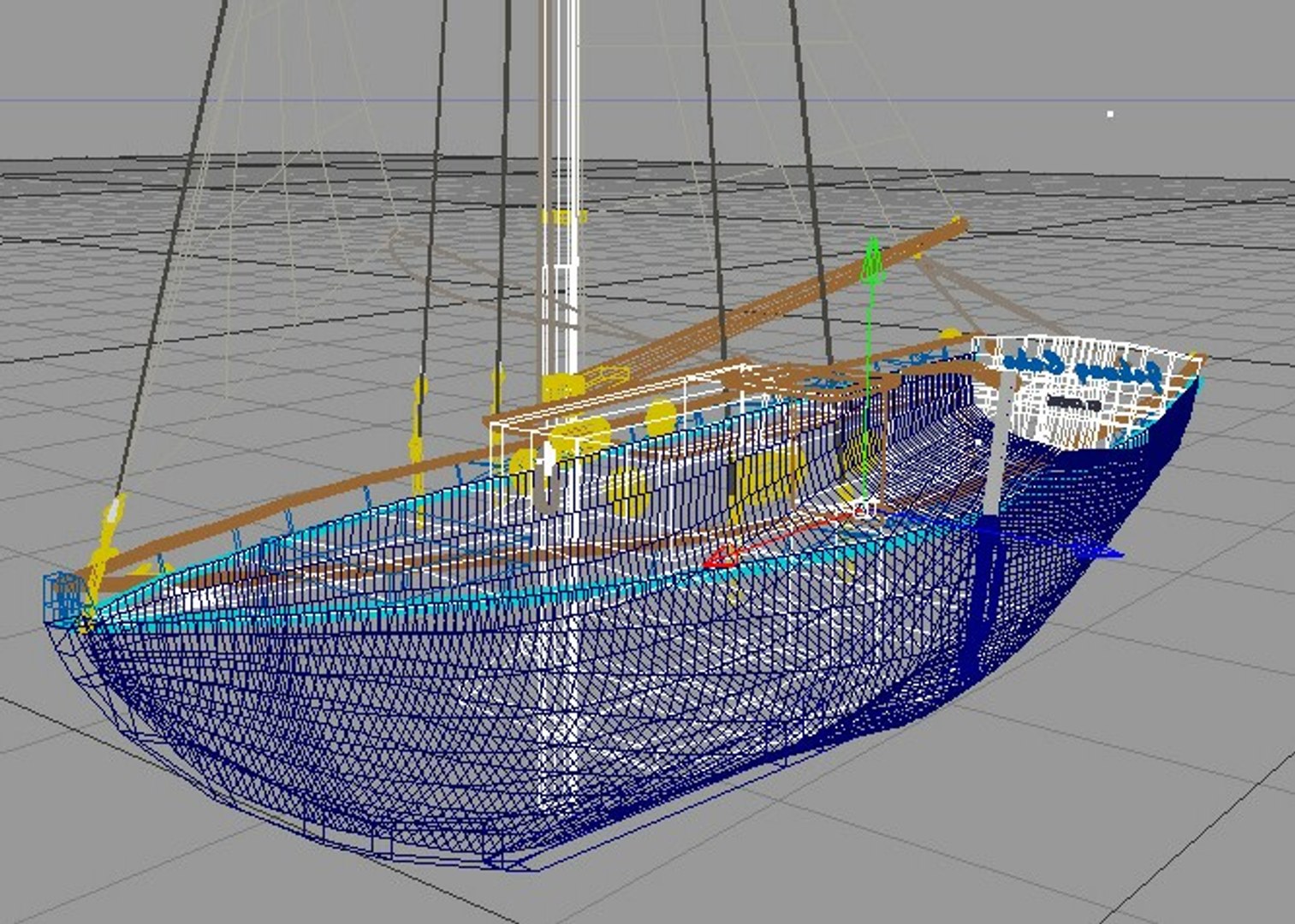 3d Model Sloop