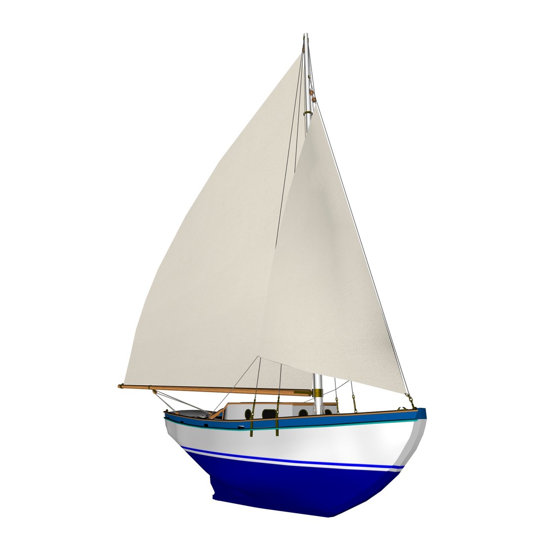 3d Model Sloop