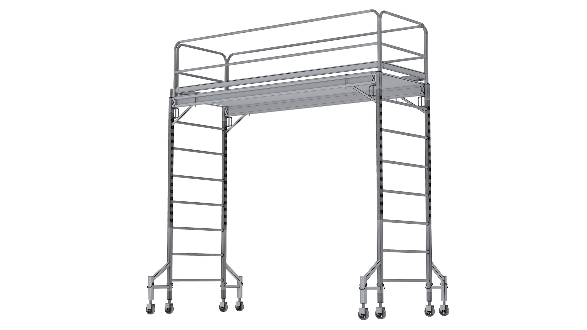 Multi Purpose Rolling Scaffolding 3D Model - TurboSquid 2337337