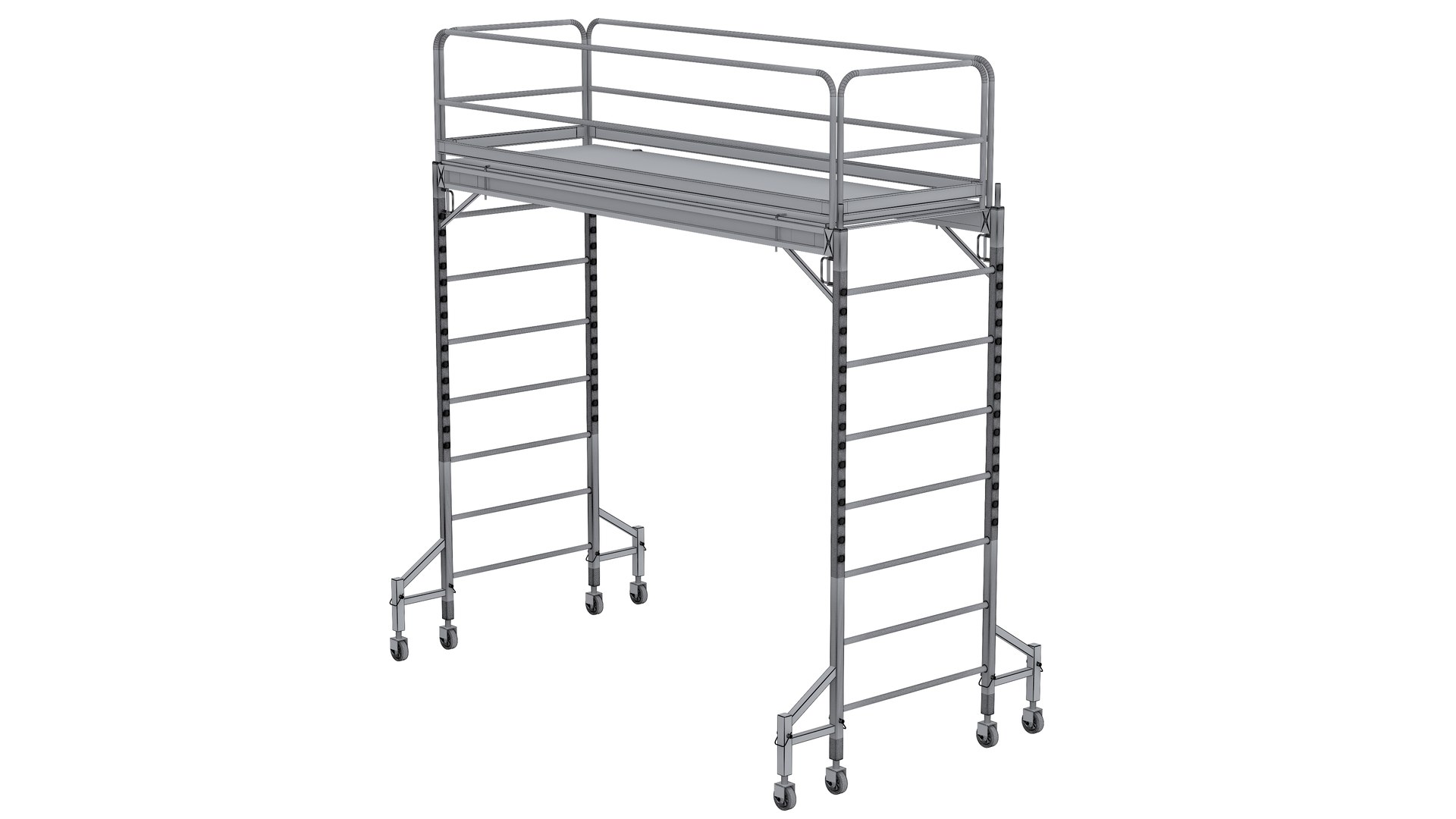 Multi Purpose Rolling Scaffolding 3D Model - TurboSquid 2337337
