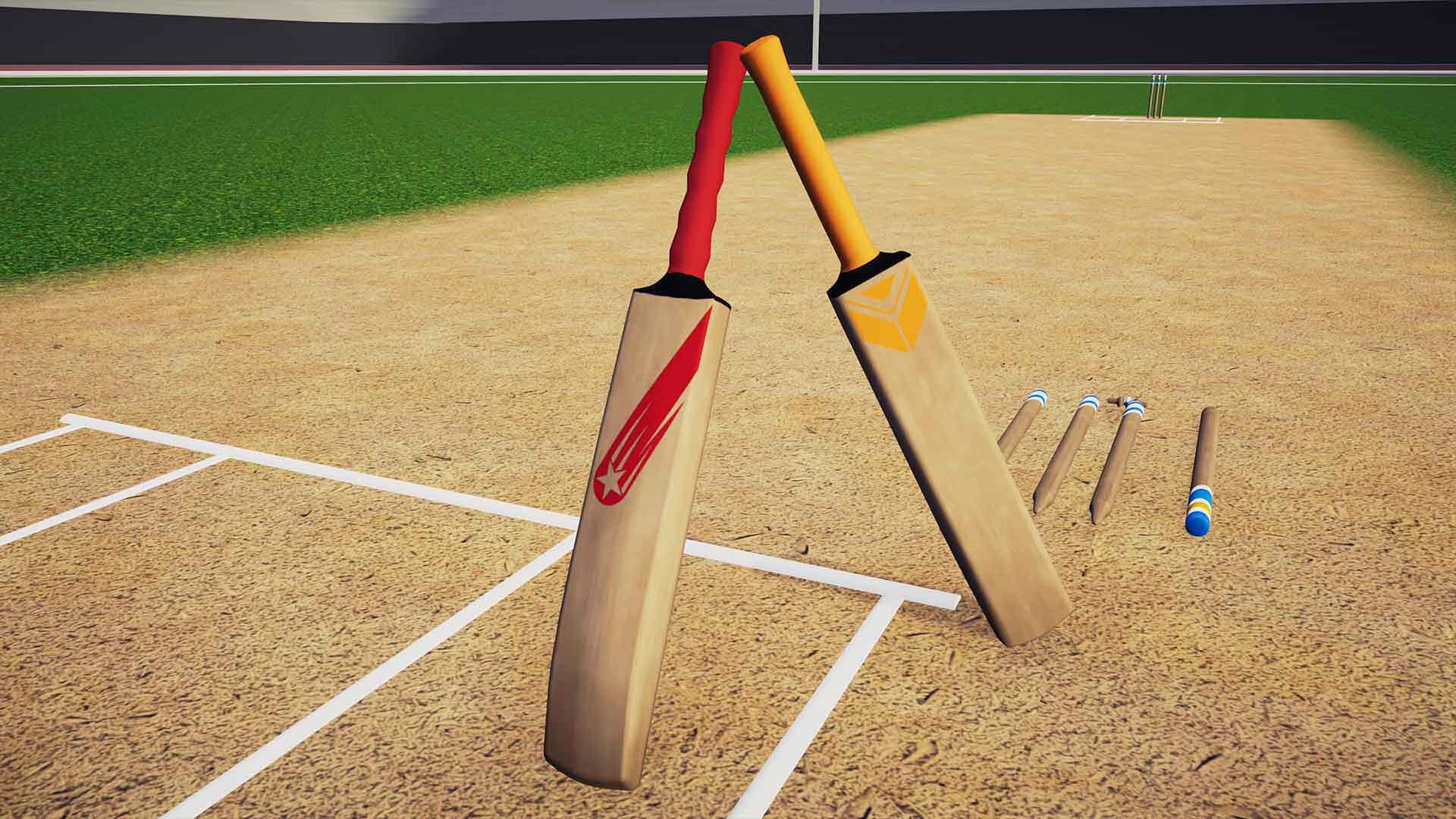 3D Cricket Stadium And Props Model - TurboSquid 2340843