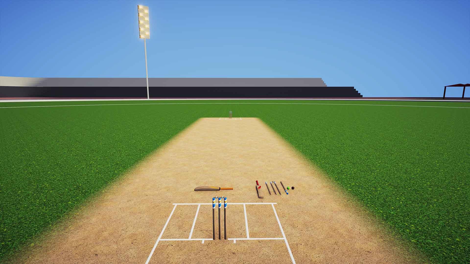 3D Cricket Stadium And Props Model - TurboSquid 2340843