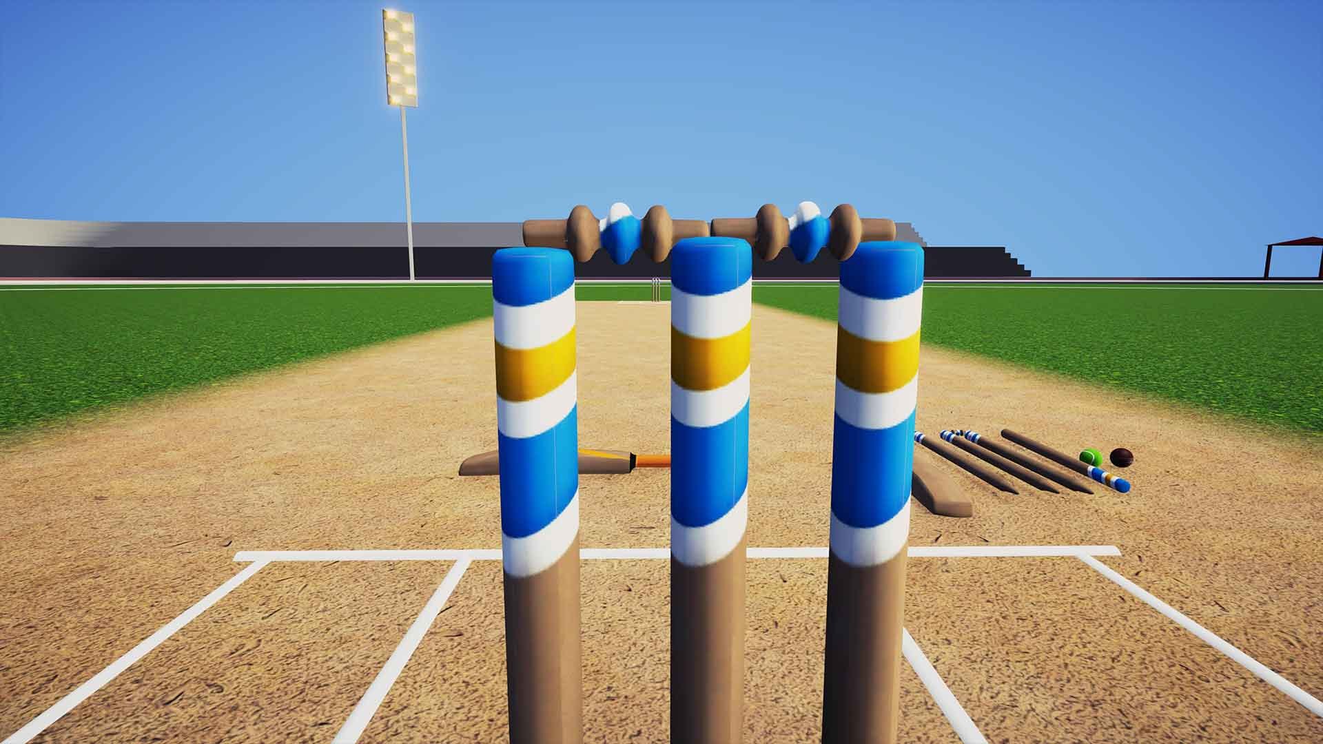 3D Cricket Stadium And Props Model - TurboSquid 2340843