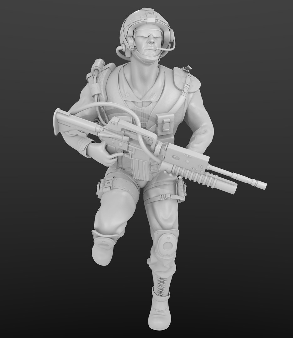 Soldier Model - TurboSquid 1370065