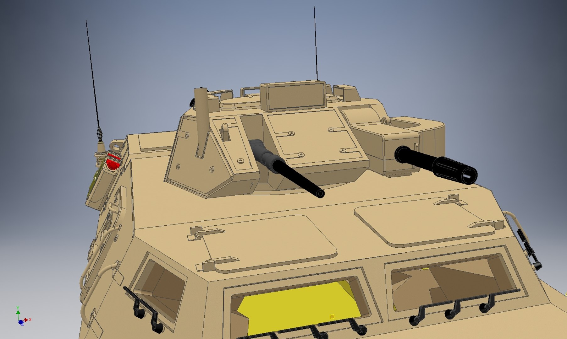 3D Model M1117 Guardian - TurboSquid 1288568