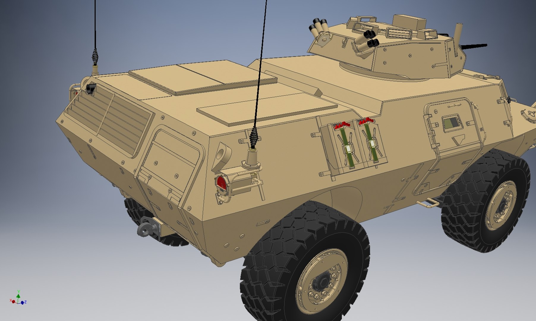 3D Model M1117 Guardian - TurboSquid 1288568