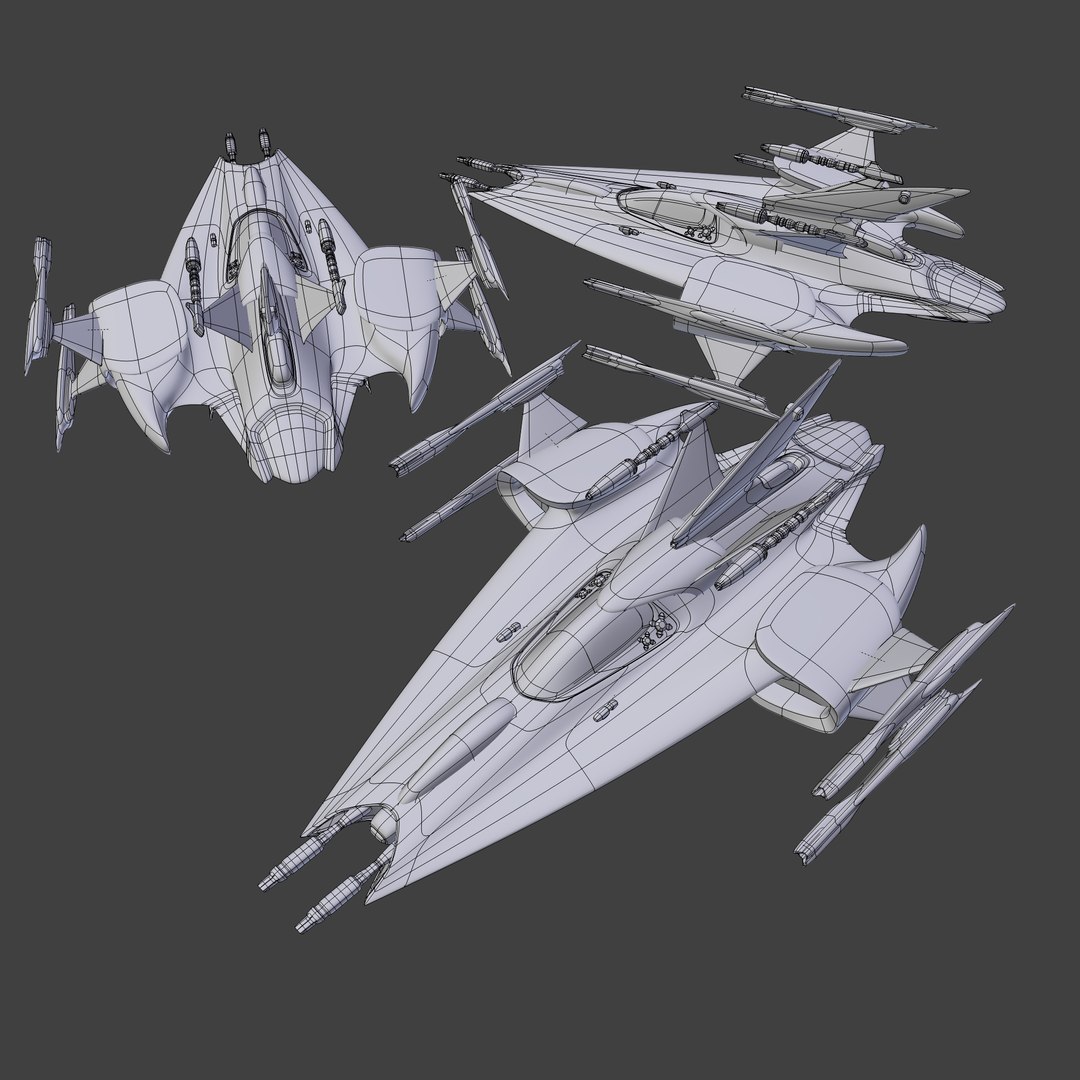 Zamerah Fighter 3D Model - TurboSquid 1852998
