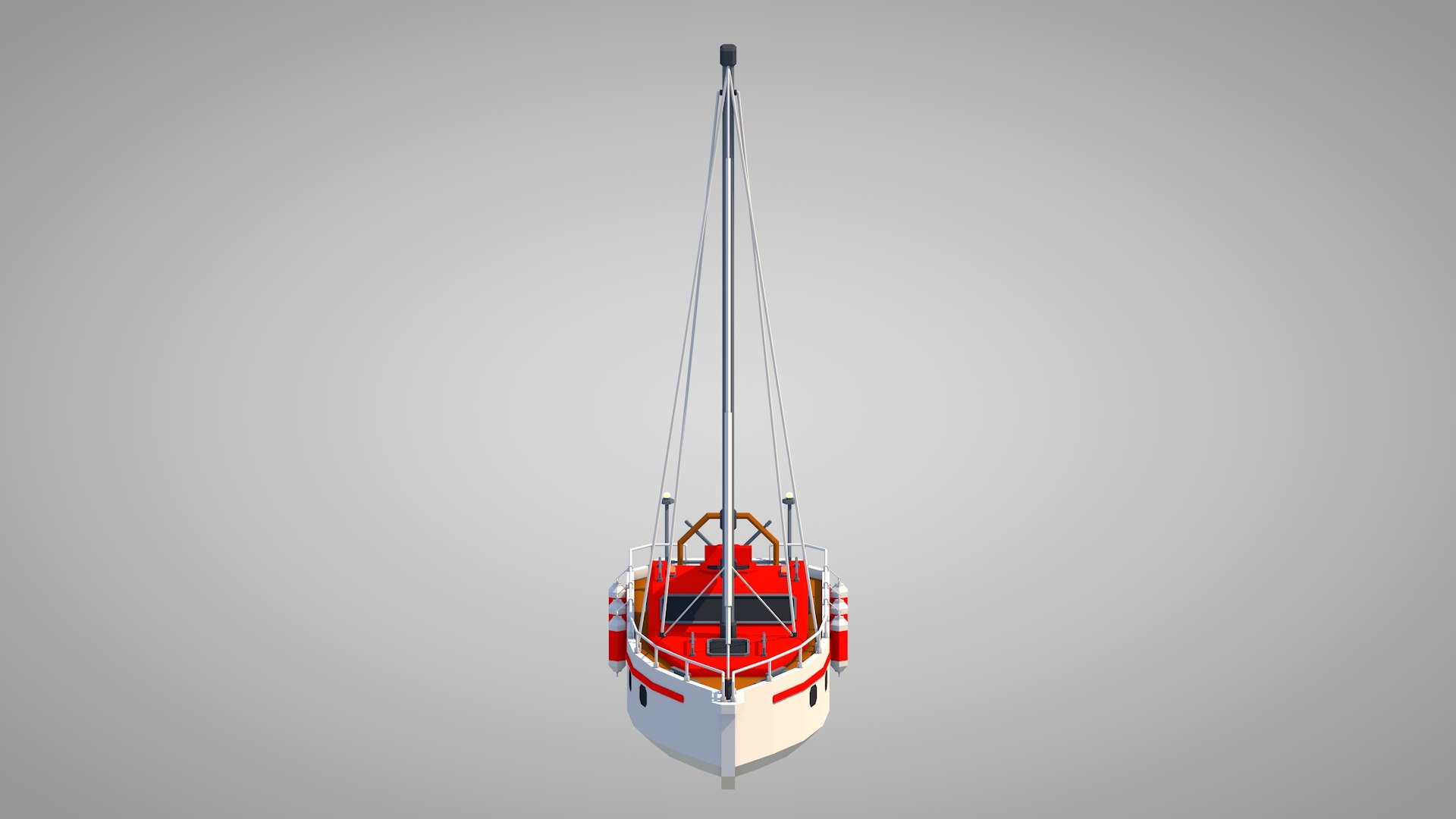 Cartoon YATCH 03 3D Model - TurboSquid 2518537