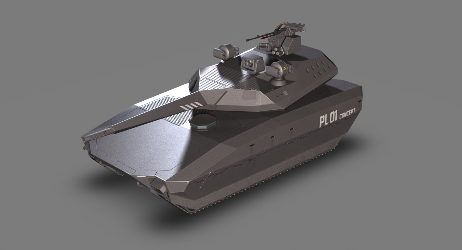 Stealth Tank Dxf