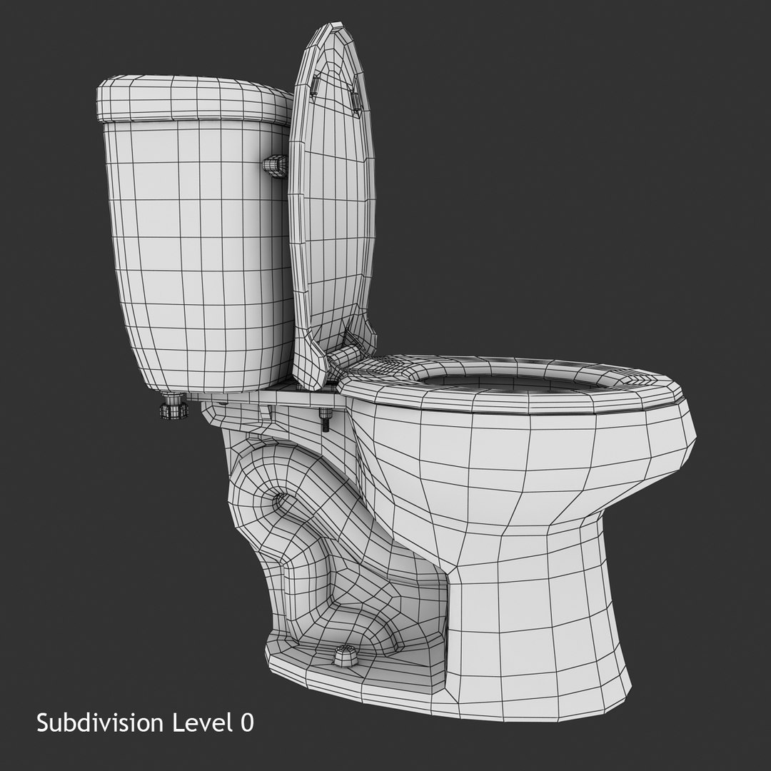 Toilet 3d Max