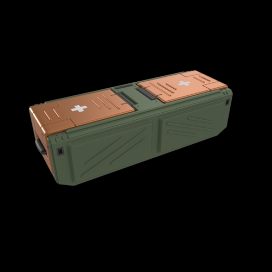 3D Military Crate Sci Fi Model - TurboSquid 1336754