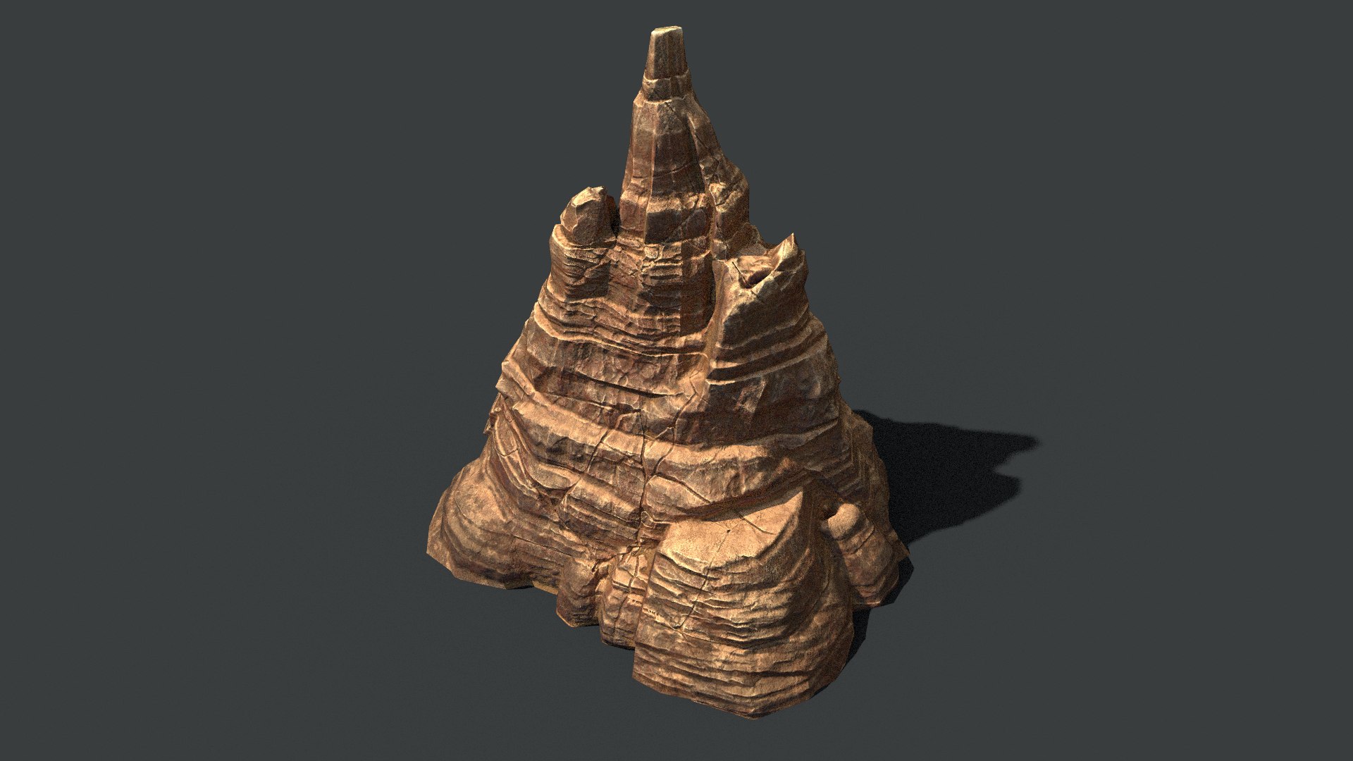 3D Red Rock Sandstone - TurboSquid 2134560