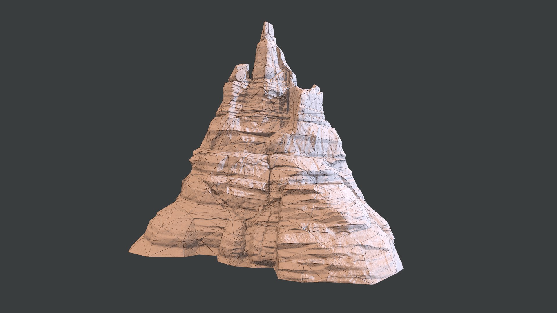 3D Red Rock Sandstone - TurboSquid 2134560