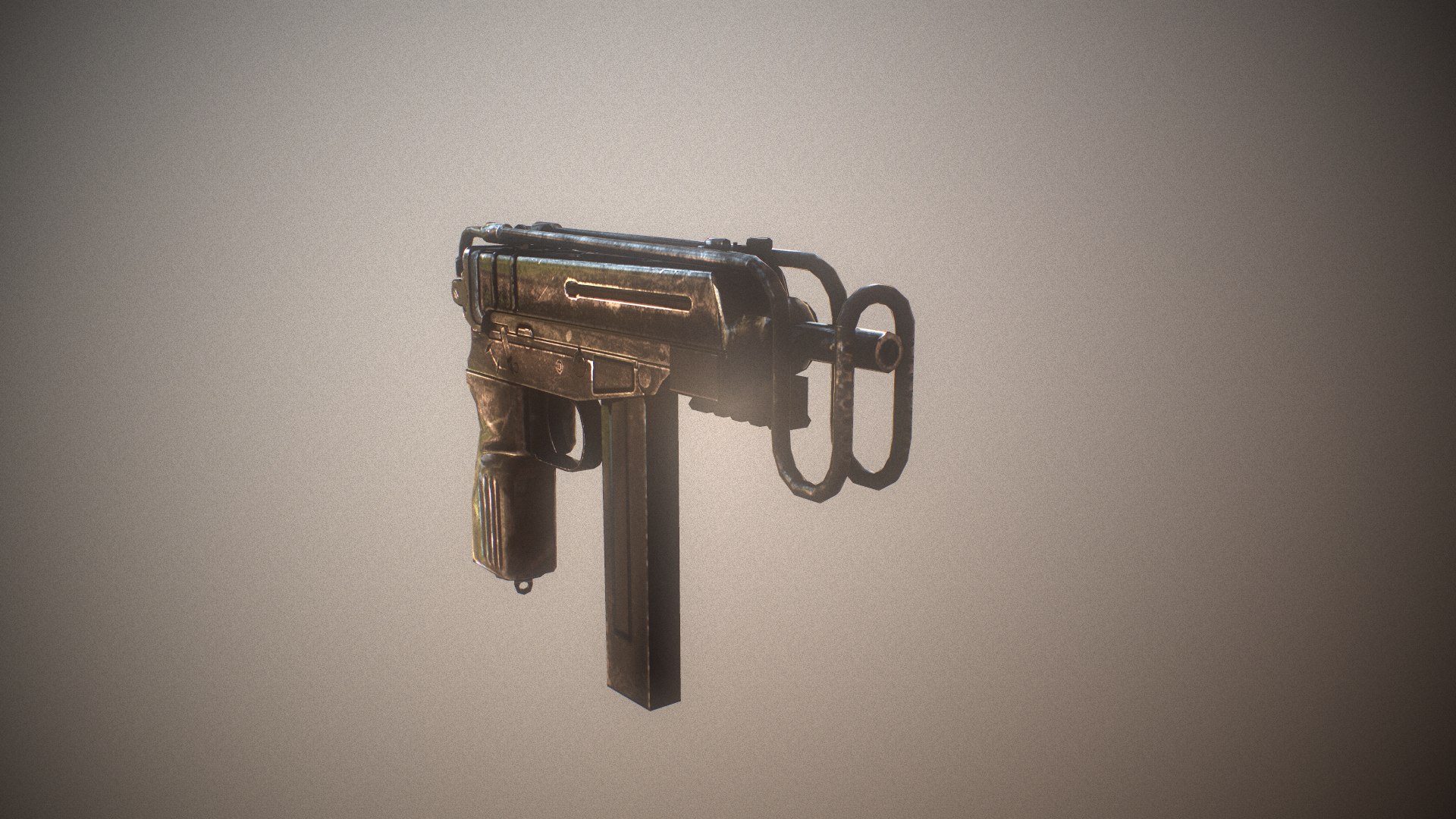 3D Ready Smg Skorpion - - TurboSquid 1232663
