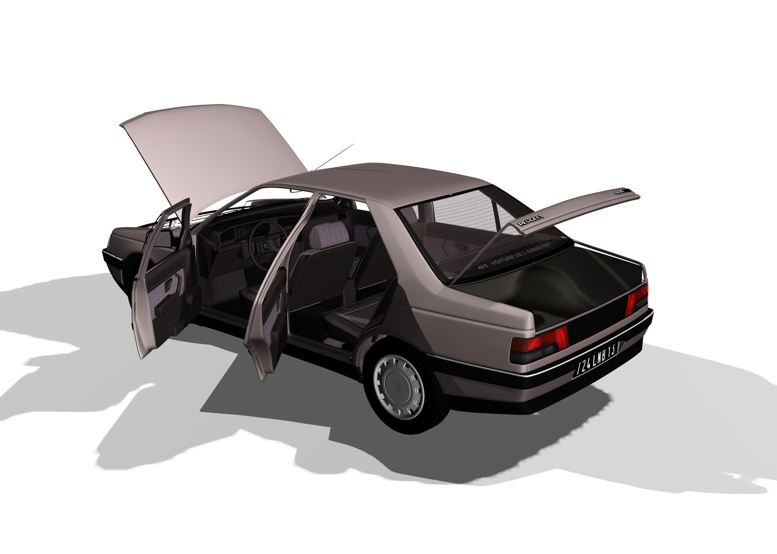 3D Peugeot 405 - TurboSquid 1680682