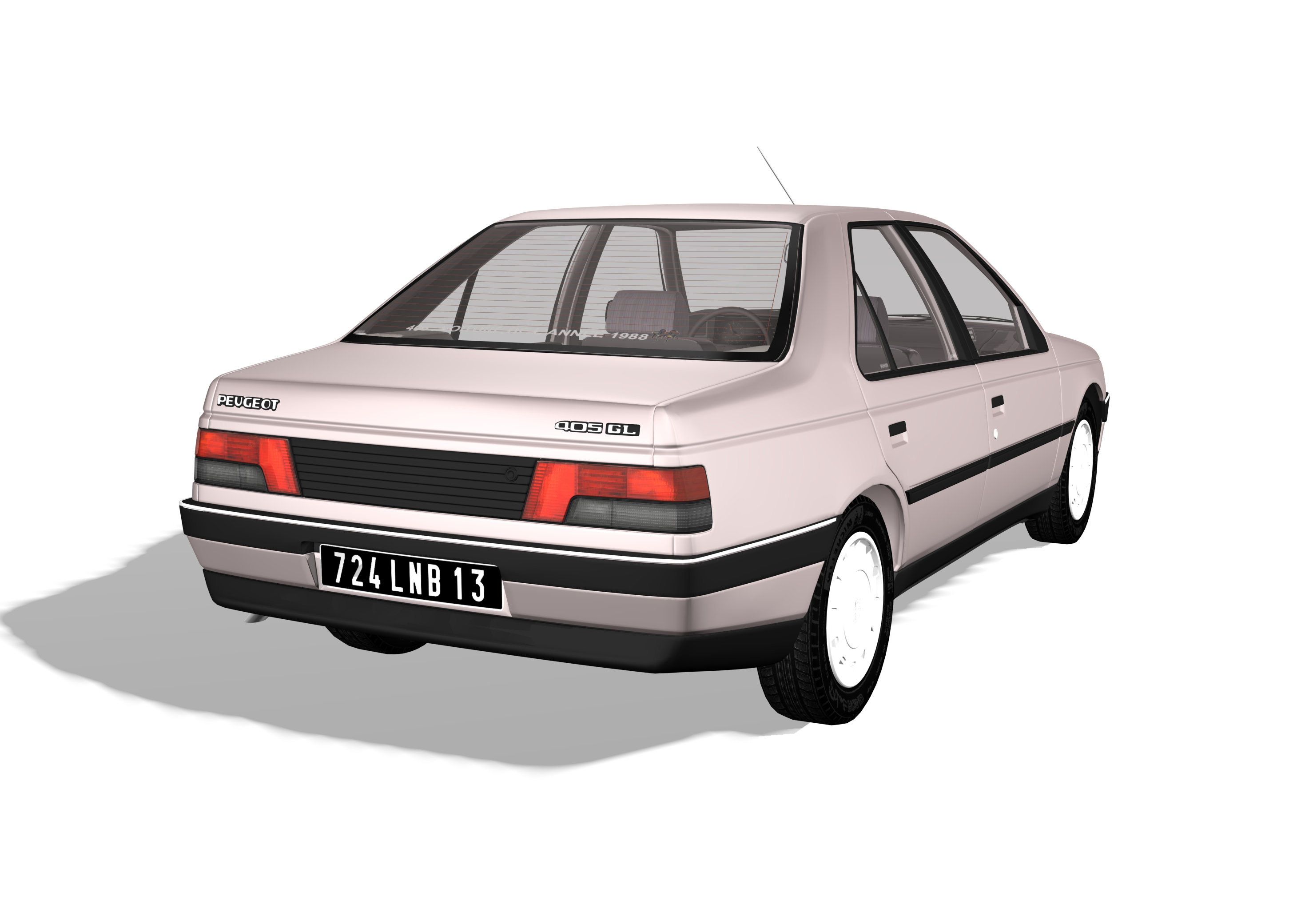 3D peugeot 405 - TurboSquid 1680682