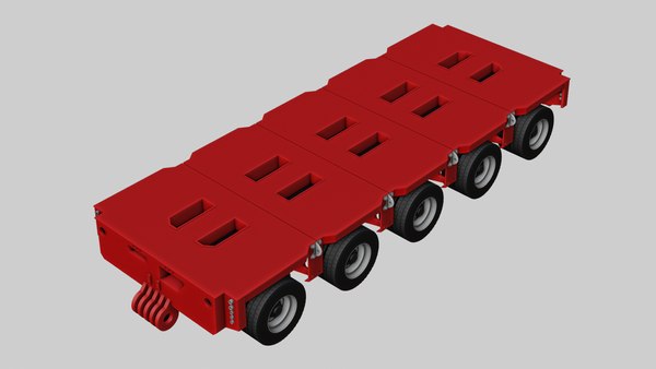 GOLDHOFER THP SL 5 アクスル トレーラー3Dモデル - TurboSquid 2126980