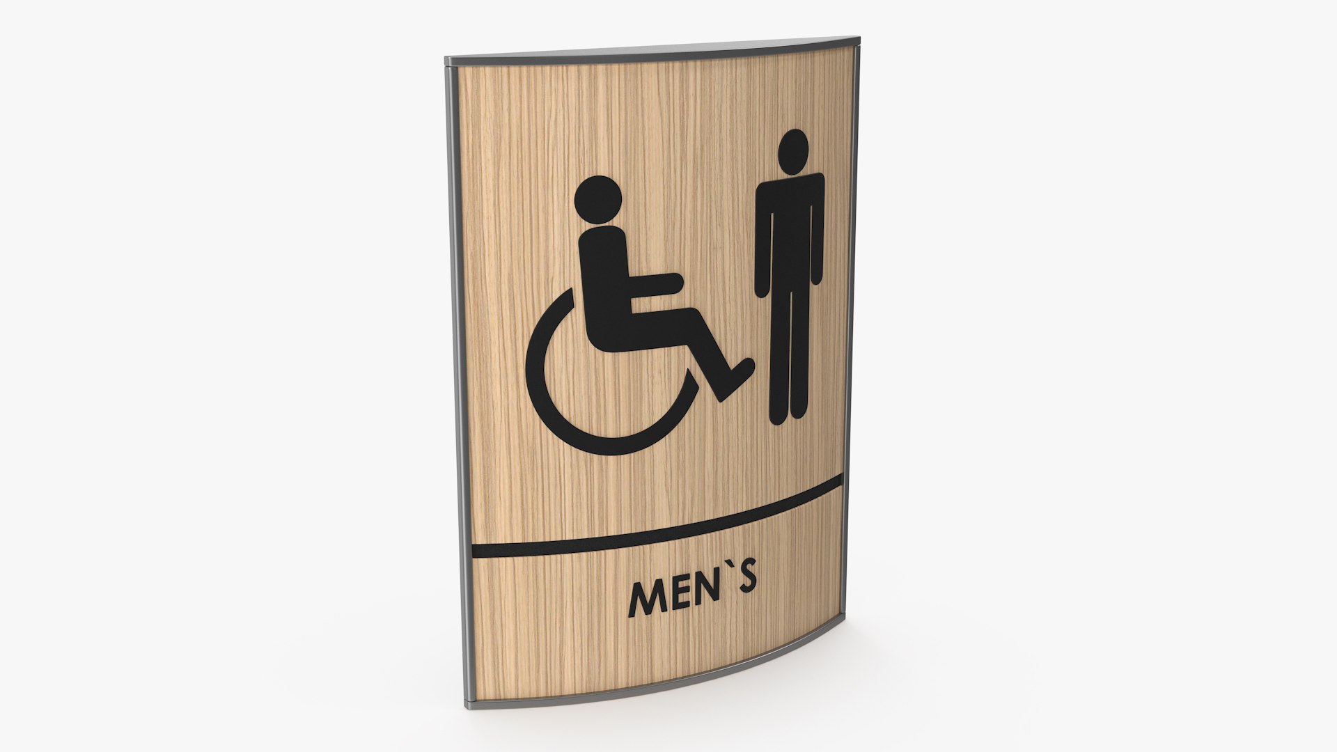 Mens Accessible Restroom Sign 3D model - TurboSquid 2042138
