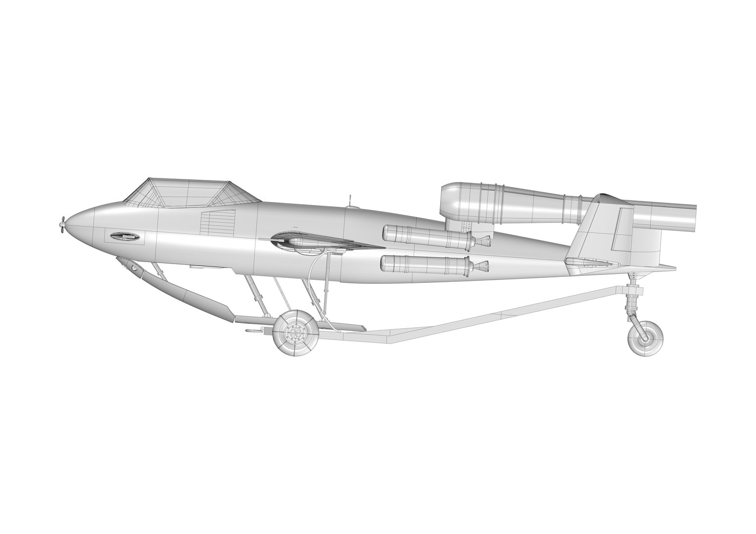 Ju EF126 Elli Dual Argus As 104 Model - TurboSquid 2184811