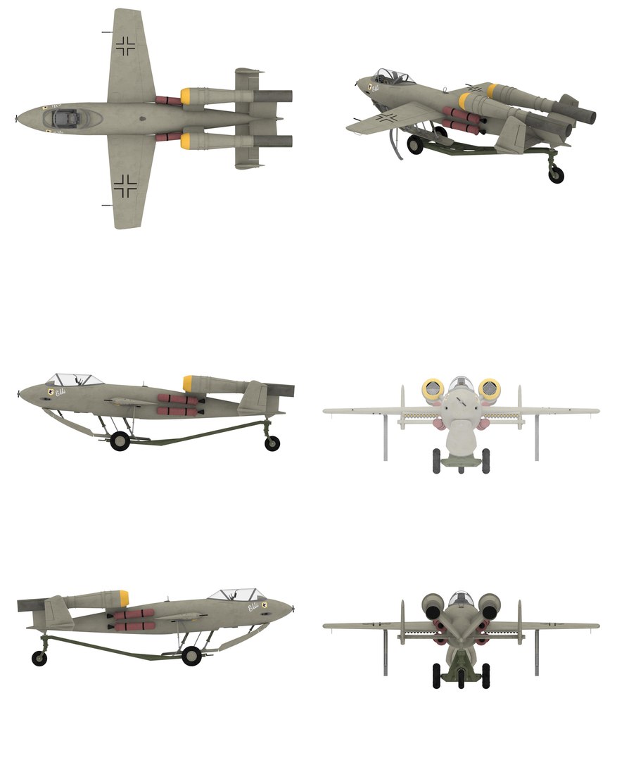 Ju EF126 Elli Dual Argus As 104 Model - TurboSquid 2184811