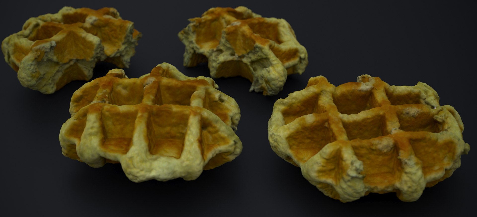 3D GERMAN STREET FOOD WAFFLES 2024 - TurboSquid 2249318