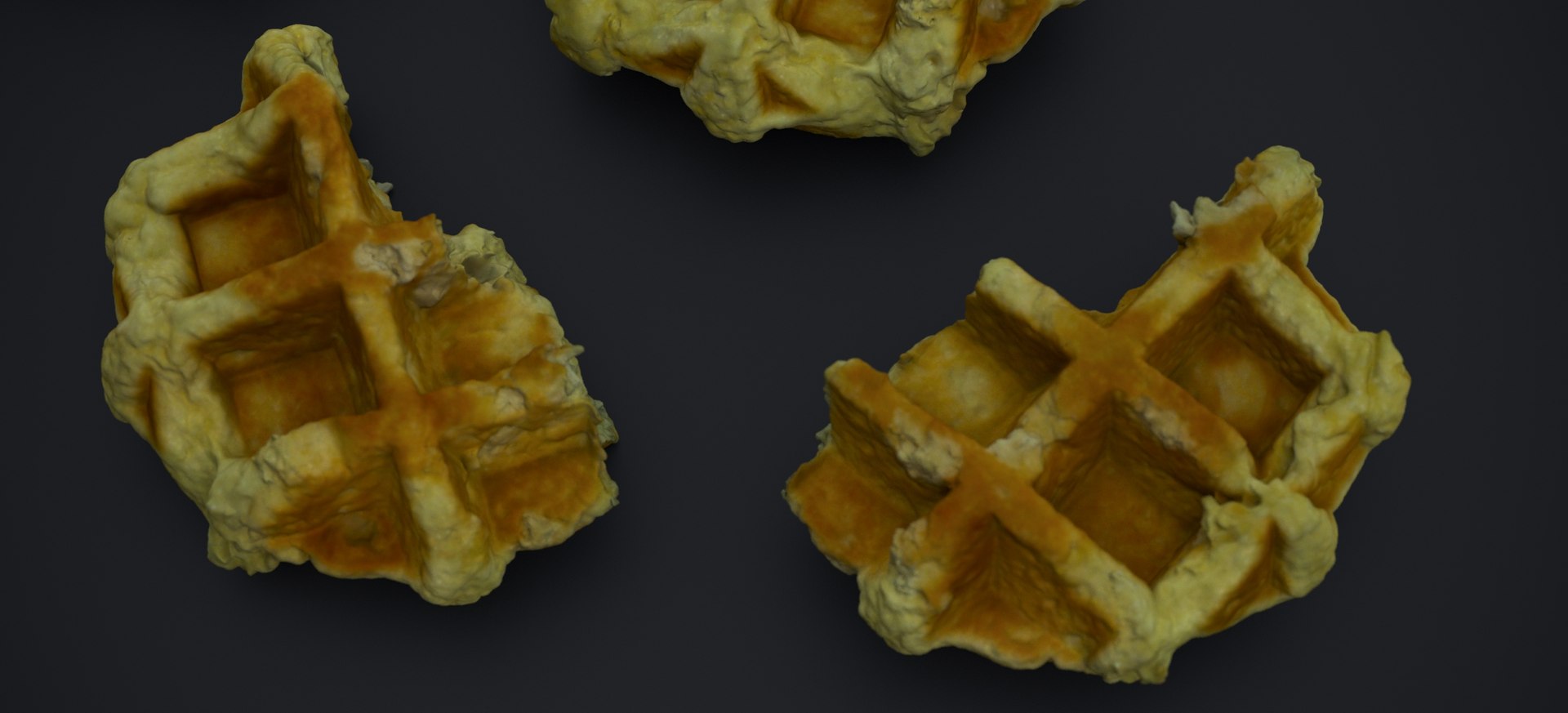 3D GERMAN STREET FOOD WAFFLES 2024 - TurboSquid 2249318